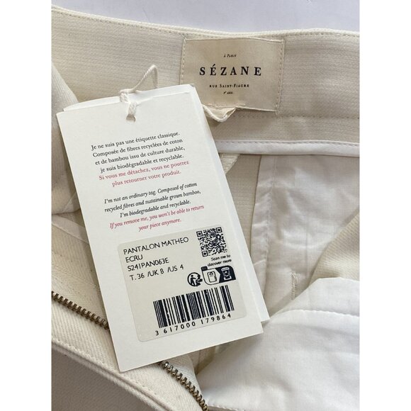 Sezane | Pants & Jumpsuits | Nwt Sezane Matheo Wide Leg Trousers In ...